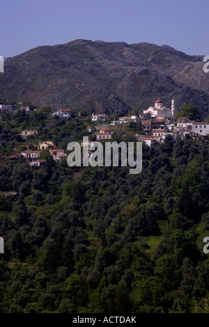 CRETE The village of Lakki in the Lefka Ori on the road from Hania to ...