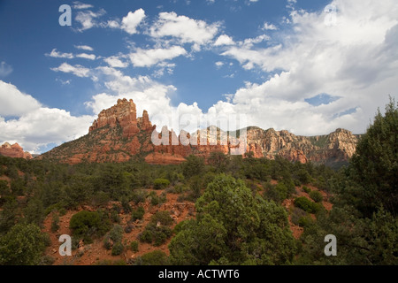 Snoopy Rock red rock formation from Hillside, Sedona, Arizona Stock ...