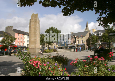 The Diamond, Donegal, Co Donegal, Ireland; Town Center Stock Photo ...