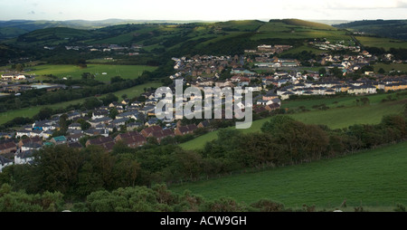 Council houses social housing Penparcau Housing estate Aberystwyth ...