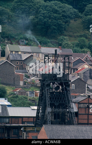 Rhondda - Valleys in Wales, Old Coal Mine, now a museum Stock Photo - Alamy