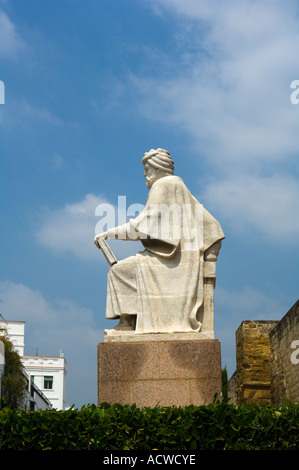 A modern statue of the famous medieval Jewish doctor/philosopher ...