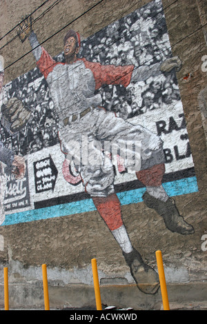 Baseball mural Philadelphia Pennsylvania USA Stock Photo - Alamy