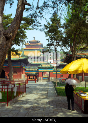 Buddhist temple (temple of Puning) in Chengde (China Stock Photo - Alamy