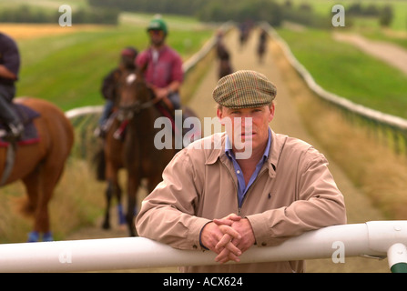 RACEHORSE TRAINER JOHN GOSDEN AT HIS MANTON HOUSE ESTATE STABLES NEAR ...