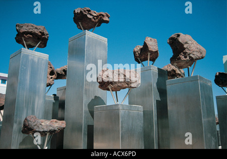 The Meteorite Fountain or display of the Gibeon Meteorites in the Post ...