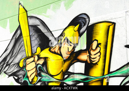 graffiti art graf spraypaint aerosol crime criminal damage mural wall ...