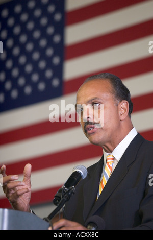 Freman Hendrix Campaigns for Mayor of Detroit Stock Photo - Alamy