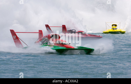 Gold Cup Hydroplane Races on Detroit River Stock Photo - Alamy
