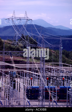 The WAC Bennett Dam on the Peace River and the Gordon M Shrum Power ...