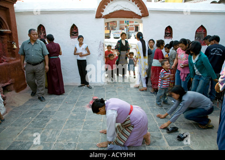 Bodhnath, Nepal. Shrine to the Goddess Ajima, or Hariti, Goddess of ...
