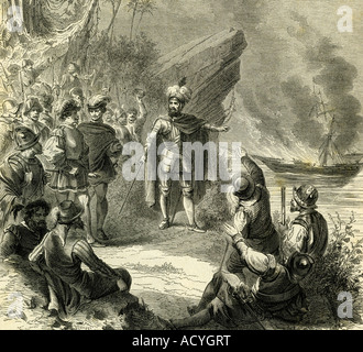 Hernan Cortes / Hernando Cortes (1485 - 1547), Spanish conquistador ...