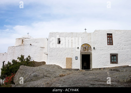 Greek Grotto in Patmos Stock Photo - Alamy