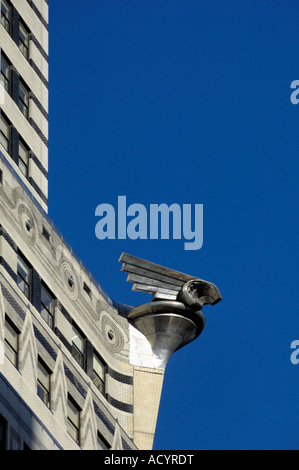 Chrysler building gargoyle detail New York USA Stock Photo - Alamy