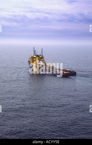 North Sea supply vessel supporting offshore operations within the oil ...