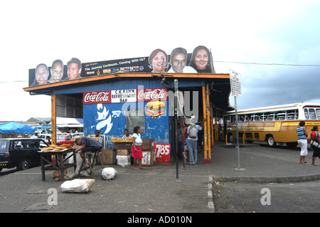 suva bus station fiji Stock Photo - Alamy