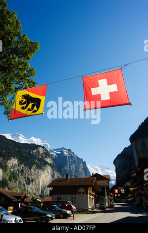Switzerland Jungfrau Region Interlaken Regional Flags of Switzerland ...