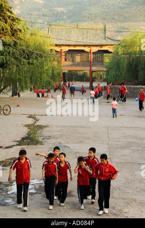 Shaolin Monastery Wushu Institute at Tagou Training school for kung fu ...
