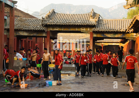 Shaolin Monastery Wushu Institute at Tagou Training school for kung fu ...