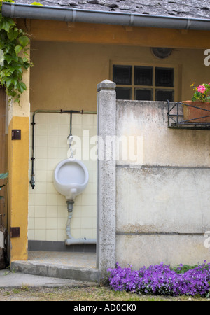 Open air urinal, France Stock Photo - Alamy