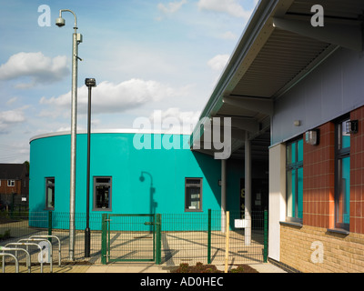 Downe Manor Primary School, Ealing, London. Corridor. Architect: Kajima ...