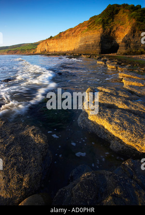 "Boggle Hole" cave, North Yorkshire coast, England, UK Stock Photo - Alamy
