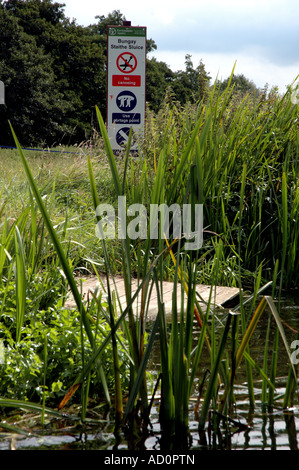 A sluice of the River Waveney at Bungay, Suffolk, England, United ...