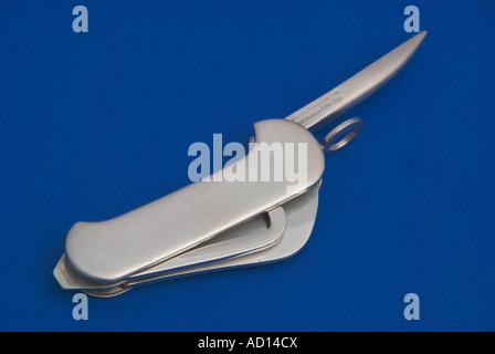 Traditional sailor's jackknife with shackle key and marlinspike Stock ...