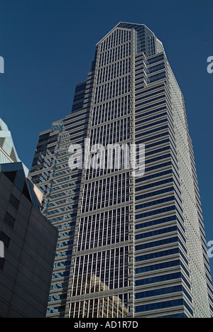 Philadelphia skyscrapers downtown skyline. One Liberty Place and Two ...