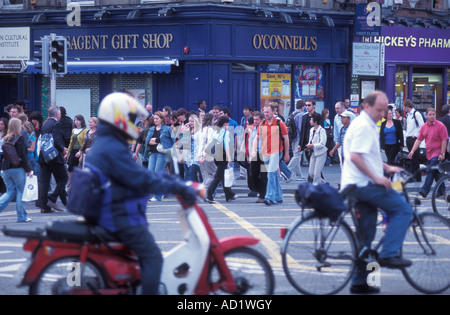 Rush hour at O Connell Street in Dublin Ireland Stock Photo - Alamy