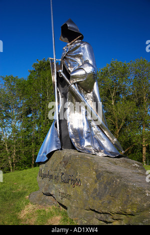 Llandovery, Wales, Llewelyn ap Gruffydd Statue, Llewellyn ap Griffith ...