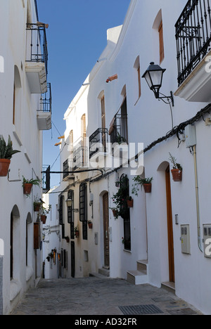 Mojacar, Old town at Dusk, Almeria province, Andalusia, Spain Stock ...