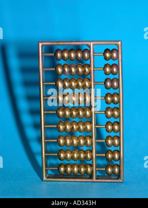 Calculate on abacus Stock Photo - Alamy