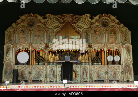 Victorian fairground organ at a steam fair in England Stock Photo - Alamy