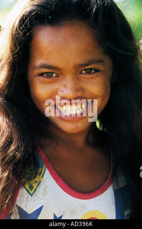 kids in rarotonga cook islands Stock Photo - Alamy