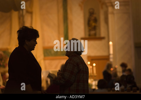 Catholic church goers Stock Photo - Alamy