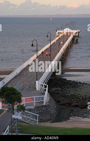 Sandgate Jetty Shorncliffe Brisbane Queensland Australia Stock Photo ...