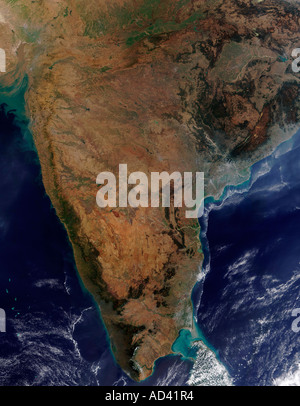 India, Satellite Image Stock Photo - Alamy