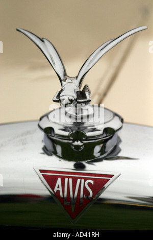 Classic Alvis car Radiator Ornament Stock Photo - Alamy