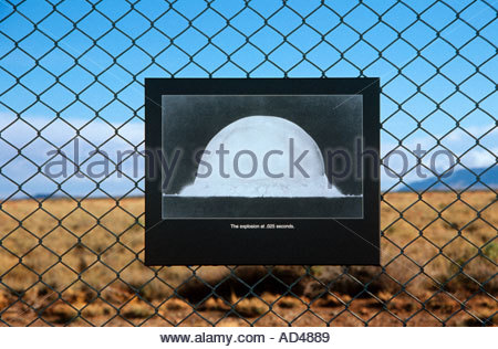 The Trinity Test Site, where the first atomic bomb was exploded on ...