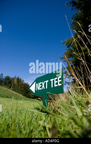 Next Tee sign on the course of the Circolo Golf Torino during the DS ...