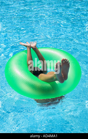 feet out of the floater Stock Photo - Alamy