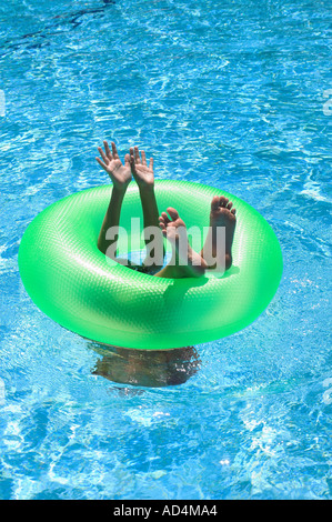 feet out of the floater Stock Photo - Alamy