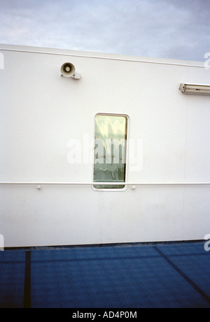 Passenger ship public address system installed on a grey wall ...
