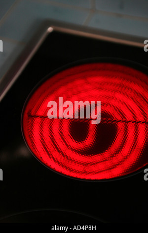 Red Hot Heating Element on Electric Range Boiling Water Stock Photo - Alamy
