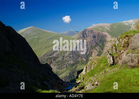 The Glyder Mountain range in North Wales Cymru Part of the Snowdonia ...