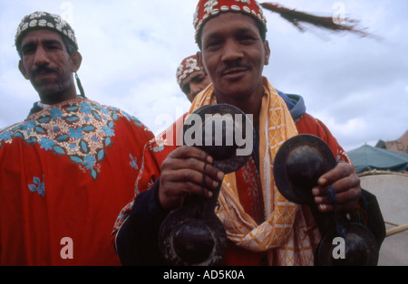 Moroccan musicians Marakesh Morocco North Africa Stock Photo - Alamy