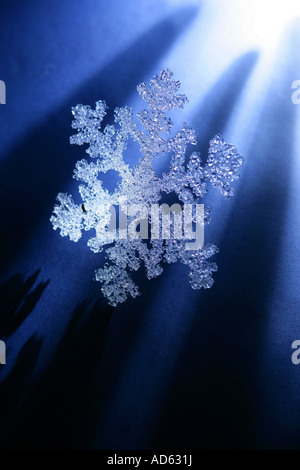 decorative flake with beam of light Stock Photo - Alamy