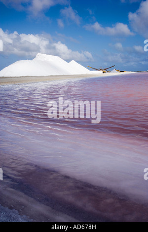 Cargill solar salt operation at south end of Bonaire, Netherland ...