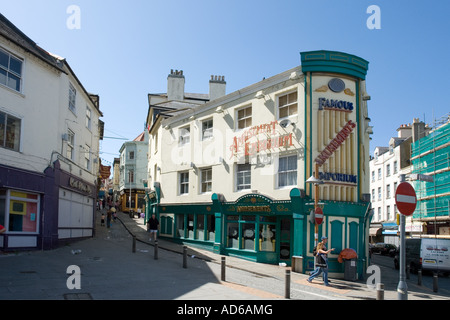 The Old High Street, Folkestone, UK. Circa 1980's Stock Photo ...
